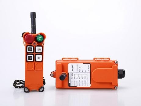 Wireless remote controls for overhead cranes